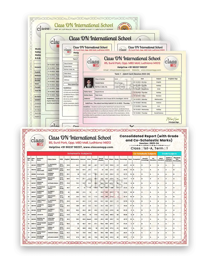 School Report Card | Customizable Report Card Software