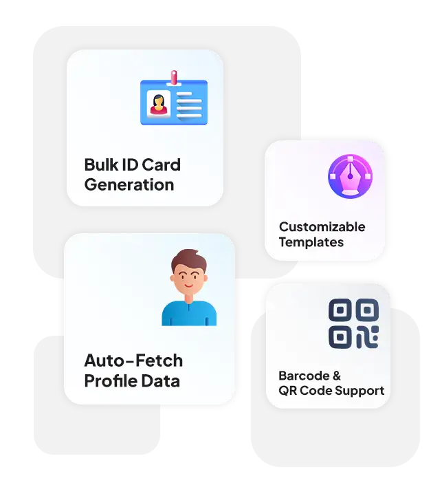 School ID Card Creator | Class On App ERP Software