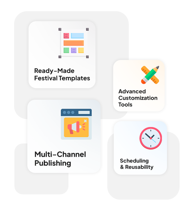 Festival Banner Creator for Schools | Class On App ERP